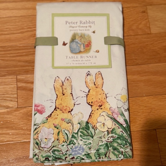 Pottery Barn Kids | Dining | Nwt Pottery Barn Kids Cotton Peter Rabbit ...